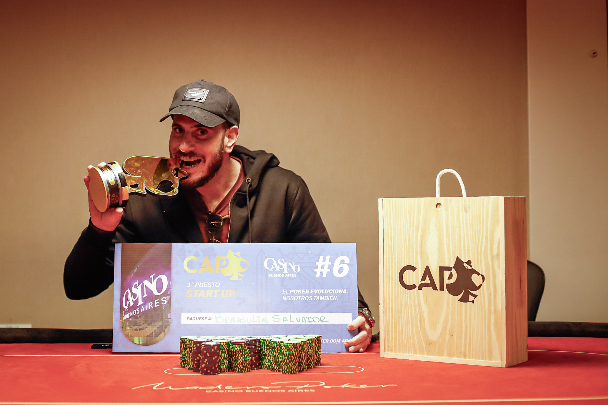 Gran inicio en Madero Poker: Benasulin conquista el Start Up ...